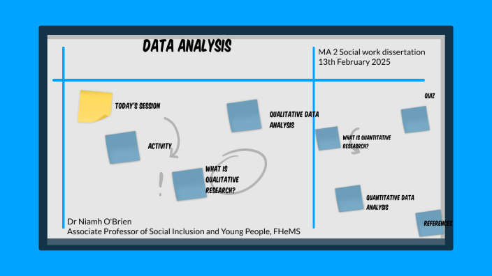 MA social work: data analysis by Niamh O'Brien on Prezi
