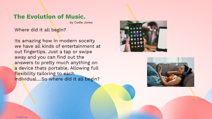 The evalution of music/ related technology by codie jones on Prezi