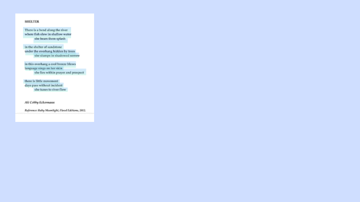 australian landscape poetry by Angelina Mallamace on Prezi