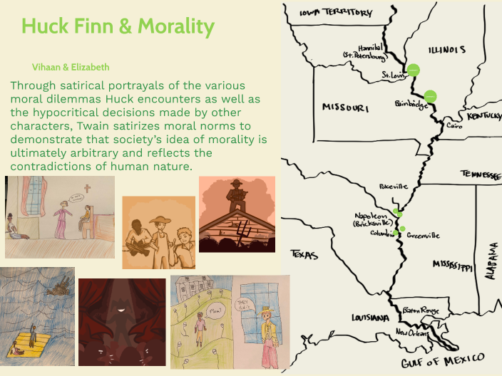 Huck Finn Satire Mapping - Vihaan & Elizabeth by Elizabeth Li on Prezi