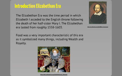Elizabethan Era Food by Sean Glazier on Prezi