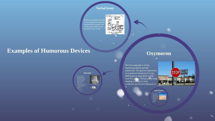 Examples of Humorous Devices by Devin Burnett on Prezi