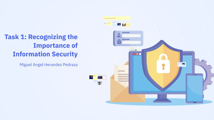 Task 1: Recognizing the Importance of Information Security by Miguel ...