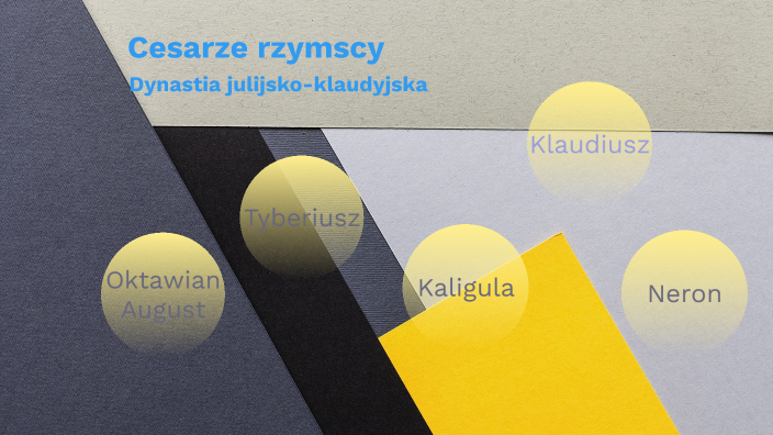 Cesarze rzymscy Mateusz Błaszczyk 1TC by Mateusz OK on Prezi