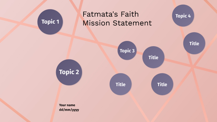Fatmata's Faith Mission Statement by Fatmata Mansaray on Prezi