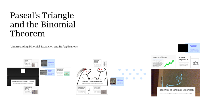 Pascal's Triangle and the Binomial Theorem by khaled altarmanini on Prezi