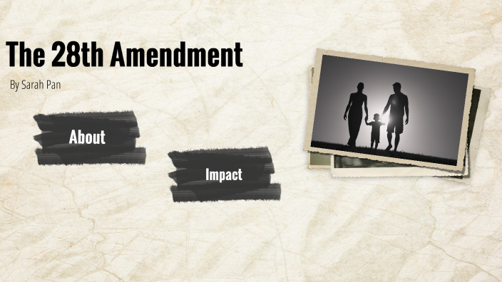 The 28th Amendment - Sarah Pan by Sarah Pan