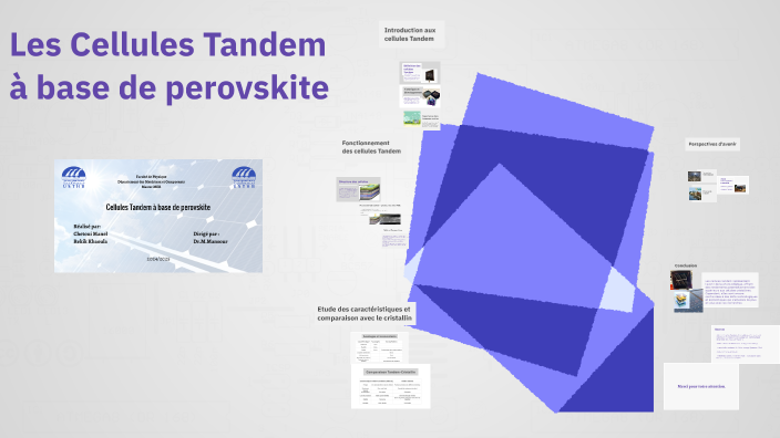 Les Cellules Tandem by Manel Chetoui on Prezi
