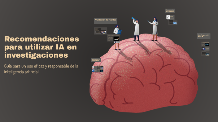 Recomendaciones para utilizar IA en investigaciones by Gian Hernandez ...