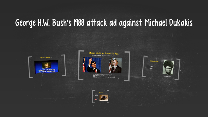 George H.W. Bush’s 1988 attack ad against Michael Dukakis by mathilde ...