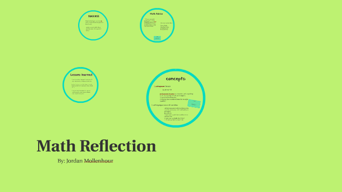 Math Reflection by Jordan Mollenhour on Prezi
