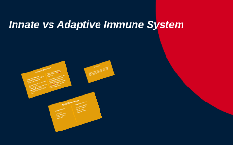Innate vs Adaptive Immune System by Karissa Henley on Prezi