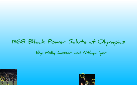 1968 Olympic Protest by Library Book on Prezi