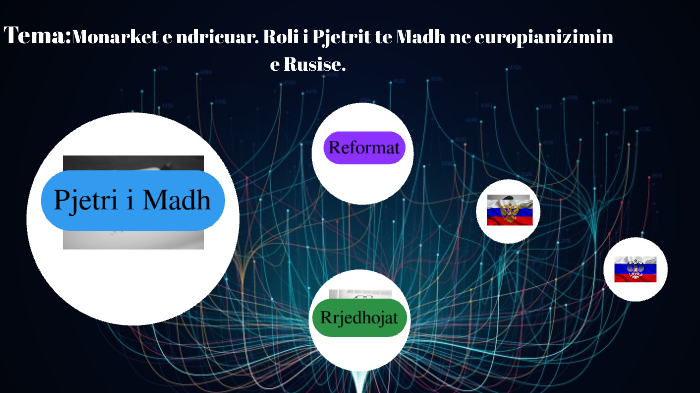 Monarket e ndricuar. Roli i Pjetrit te Madh ne europianizimin e Rusise. by Rosela Gjyla on Prezi