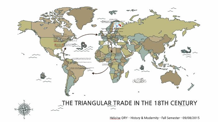 THE TRIANGULAR TRADE IN THE 18TH CENTURE by Héloïse ORY on Prezi