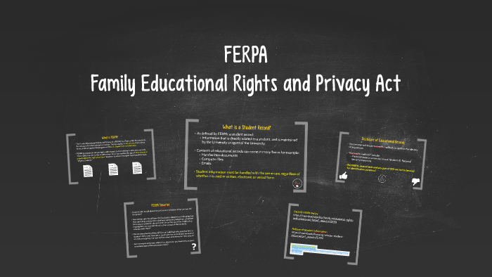 FERPA by Jeremy Allred on Prezi