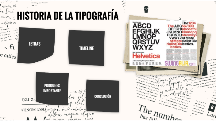 Historia de la tipografía by ÁLVARO GARCÍA GONZÁLEZ on Prezi