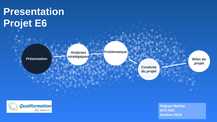 Présentation projet E6 by marius dejean on Prezi