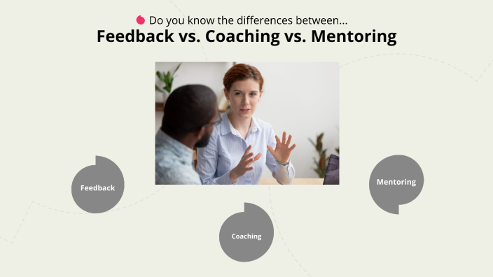 Feedback vs. Coaching vs. Mentoring by Haizea Peters on Prezi