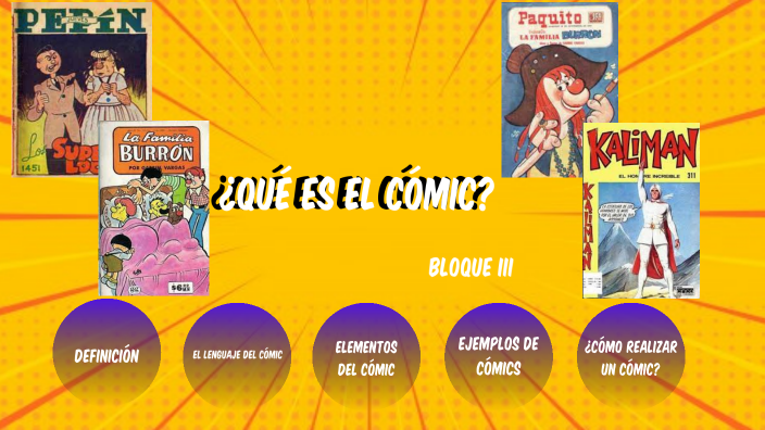¿Qué es el cómic?_BLOQUE III by ISRAEL BACHILLERATO SJIC on Prezi