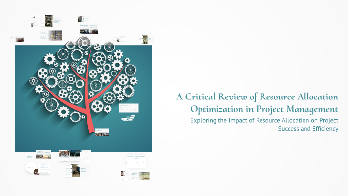 A Critical Review of Resource Allocation Optimization in Project ...