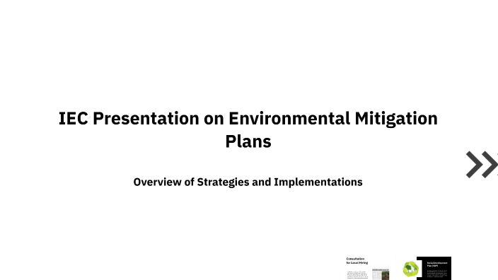 IEC Presentation on Environmental Mitigation Plans by Alma Cañezares on ...