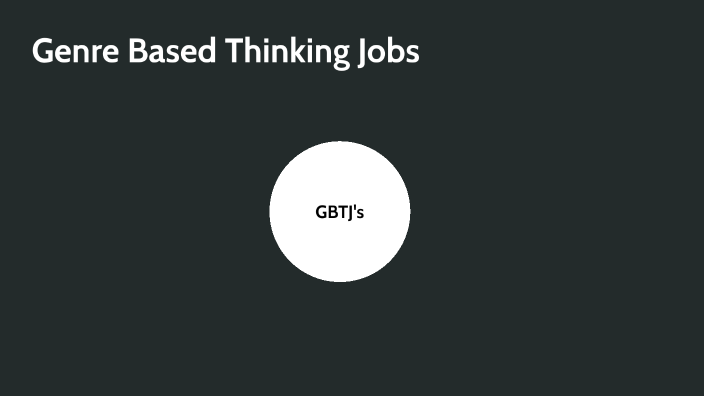 Genre Based Thinking Jobs by Joe Regacho on Prezi