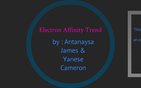 Periodic Trends Project by Antanaysa James on Prezi