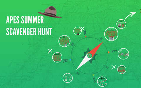 APES SUMMER SCAVENGER HUNT by MG Meraz