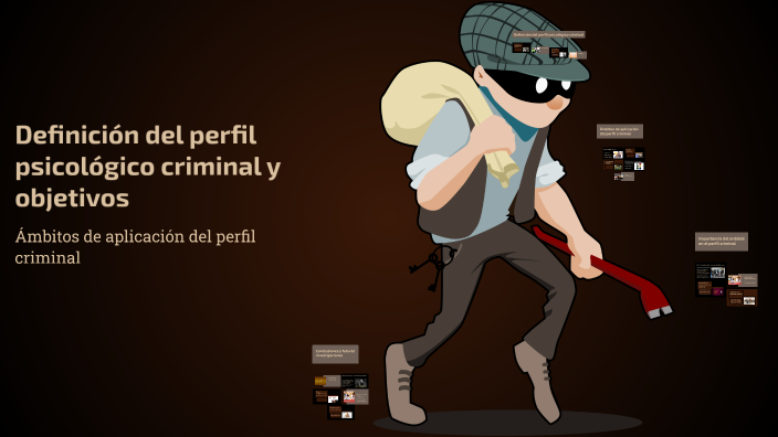 Definición del perfil psicológico criminal y objetivos by Anthony ...