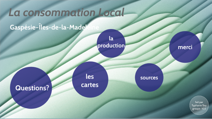 la consomation local by typhanie say on Prezi