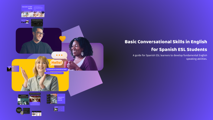Basic Conversational Skills in English for Spanish ESL Students by ...