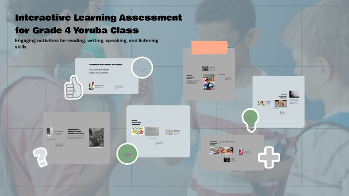 Interactive Learning Assessment for Grade 4 Yoruba Class by Kayode ...