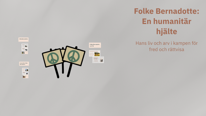 Folke Bernadotte: En humanitär hjälte by Basel Mohsen on Prezi