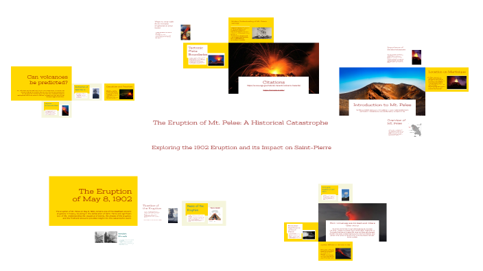 The Eruption of Mt. Pelee: A Historical Catastrophe by Camden Nelson on ...