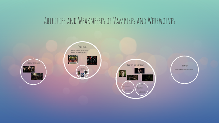 Abilities and Weakness of Vampire and Werewolves by Mikaela Maria on Prezi
