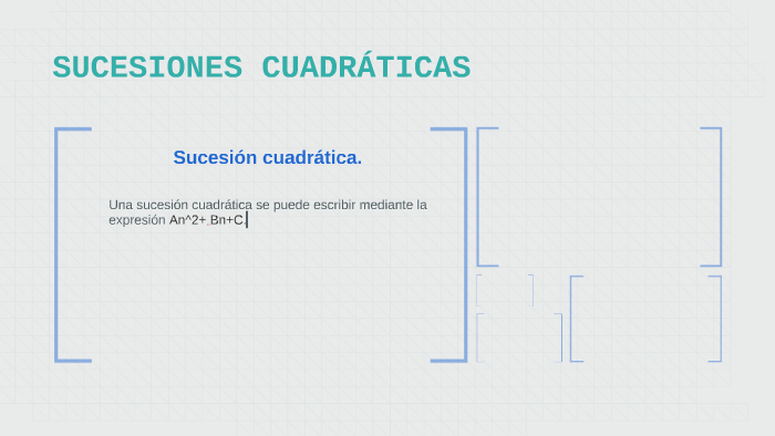SUCESIONES CUADRATICAS by Inés Alemán on Prezi