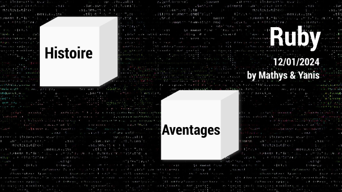 Langage Ruby by Norbert Dugenou on Prezi