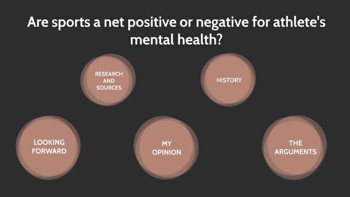 Are Sports a net positive or negative for athlete's mental health? by ...