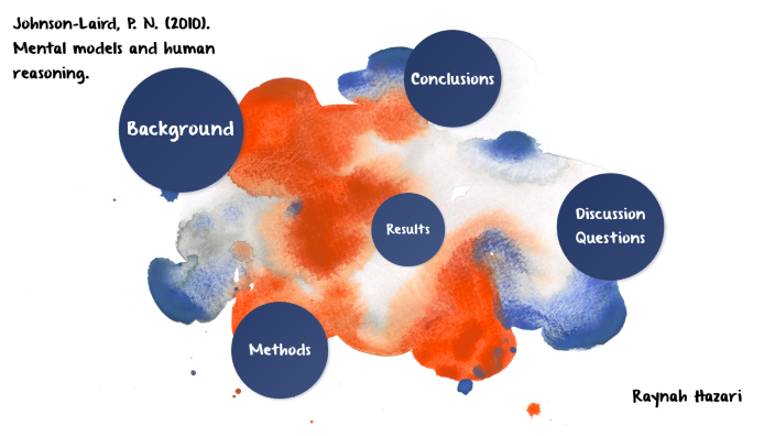 Johnson-Laird, P. N. (2010). Mental models and human reasoning. by ...