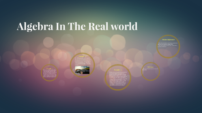 Algebra In The Real world by Emmitt Irwin on Prezi