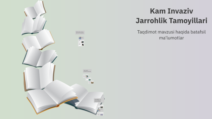 Kam Invaziv Jarrohlik Tamoyillari by BAHROMJON NABIJONOV on Prezi