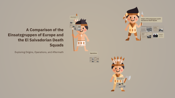 A Comparison of the Einsatzgruppen of Europe and the El Salvadorian ...
