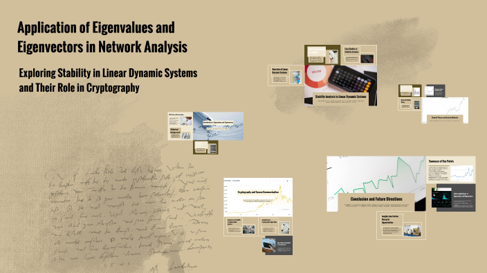 Application of Eigenvalues and Eigenvectors in Network Analysis by Shanmuga priya on Prezi