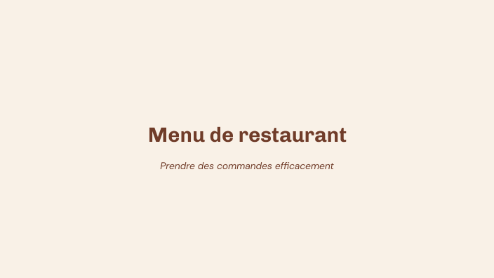 Menu de restaurant by ryan Serres on Prezi
