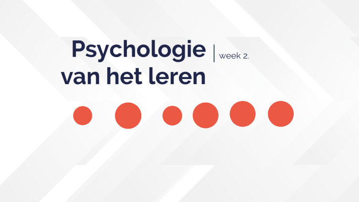psychologie van het leren week 2. by noa van beek on Prezi