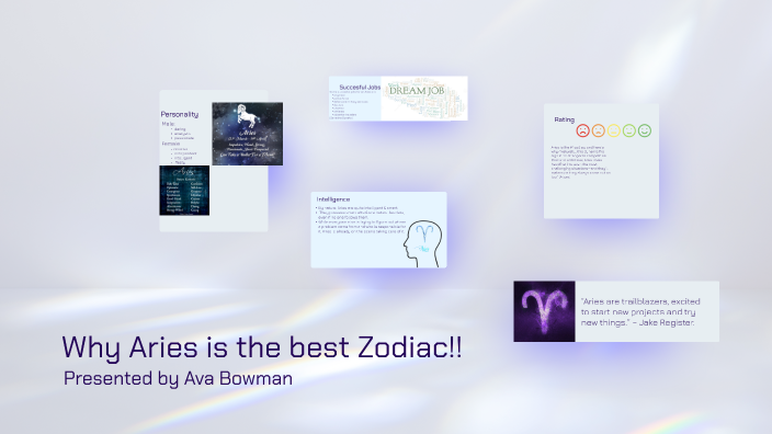 Why Aries is the Best Zodiac!! by Ava Bowman on Prezi