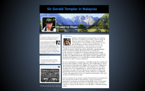 Sir Gerald Templar in Malaysia by Roy Duan on Prezi