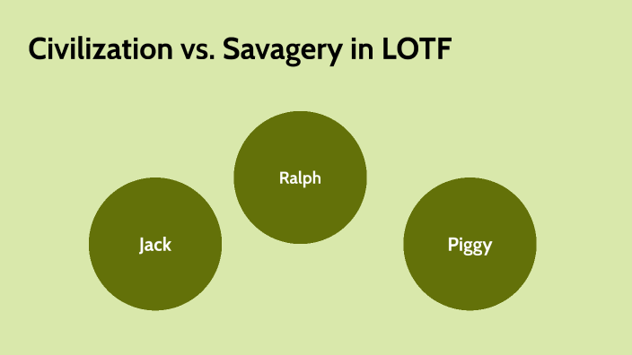 Civilization vs. Savagery in LOTF by Rachel Lucas on Prezi