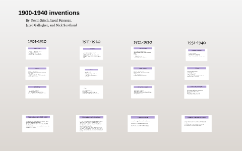 1900-1940 inventions by Nick FHSD on Prezi